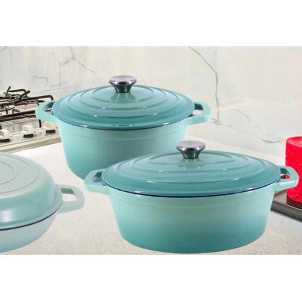Quality 3L Cast Iron Dutch Oven With Lid Enameled Eco Friendly for sale