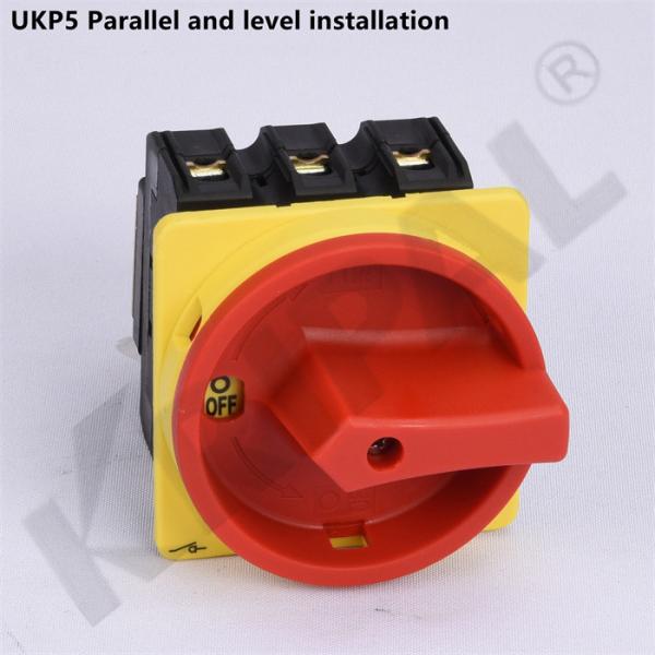 Quality IP65 Waterproof Rotary Isolator Switch 125A Four Pole IEC Standard for sale