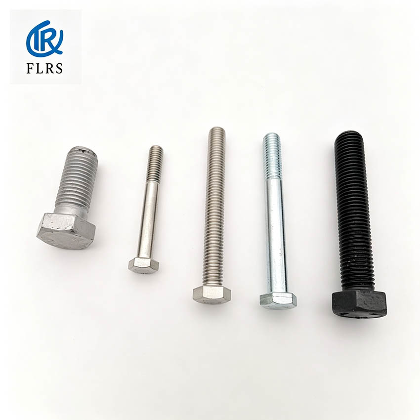 Quality Carbon Steel DIN933 M2 Hex Head Cap Screw HDG Surface for sale