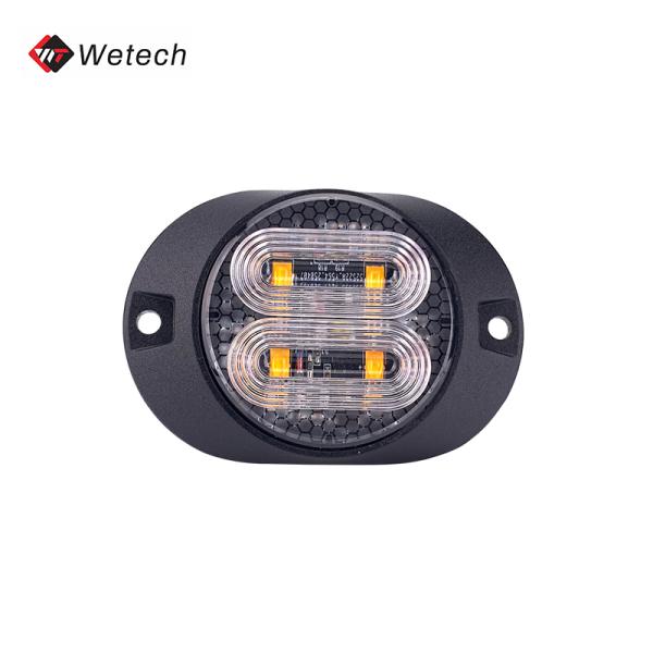 Quality Flash Strobe Lights 12V 24V LED Amber Strobe Warning Light For Trucks 3m Sticker for sale