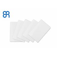 Quality High Recognition Rate White RFID Tag Card , Passive UHF Tags For Vehicle for sale