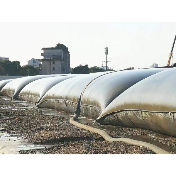Quality Dewatering Geotextile bags are used to treat palm oil wastewater for sale