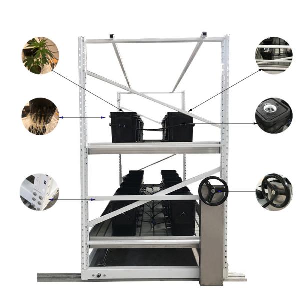 Quality Agricultural Commercial Vertical Hydroponic Systems 70cm Height for sale