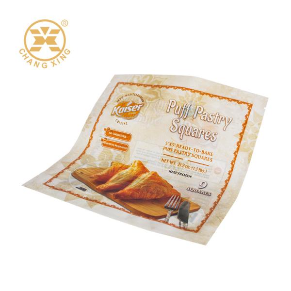 Quality Custom Heat Sealing Dessert Biscuit Bread Bag LDPE Plastic Bread Packaging Pouch for sale