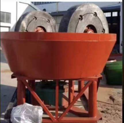 Quality Stone Grinding Cast Iron Gold Wet Pan Mill for sale
