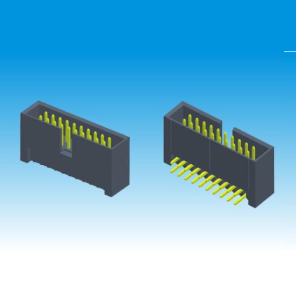 Quality Box 2.54mm Header Connector Height 13.6 Rated Current 1.5 AMP Power Systems Use for sale