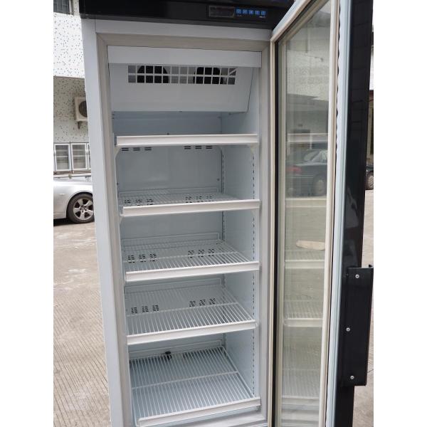 Quality Vertical Supermarket Single Glass Door Display Freezer for sale