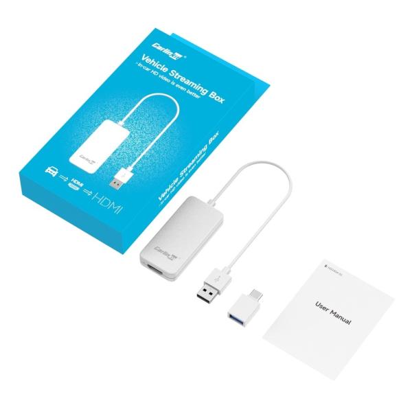Quality Multimedia Wired Carplay To HDMI Video Input Conversion Box 1080P Car TV Mate for sale