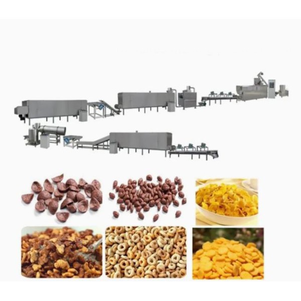 Quality Continuous Automatic Corn Flakes Breakfast Cereal Production Line Bulking for sale