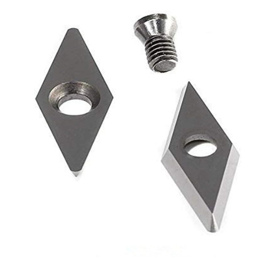 Quality Carbide Inserts Woodturning With Round / Square Radius /Diamond Shape for sale