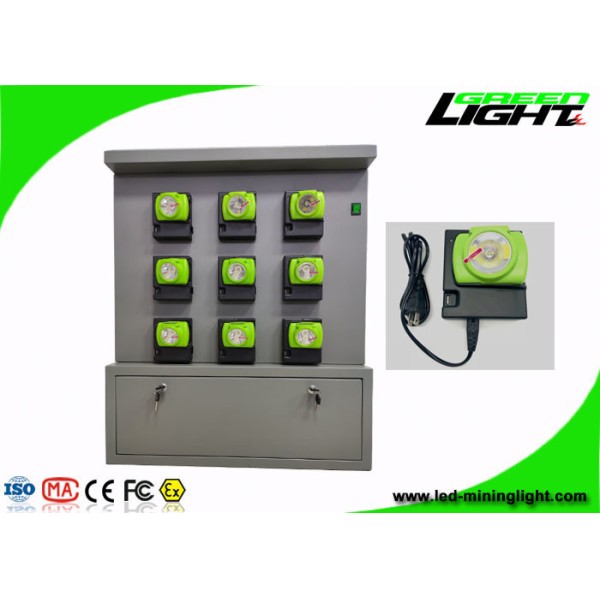 Quality Double Side Charger Racks Cordless Mining Cap Lights 18 Units 5V 2A GLC-6 Series for sale