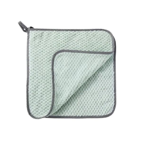 Quality Stainless Steel Microfiber Kitchen Cleaning Cloth 25x25cm for sale