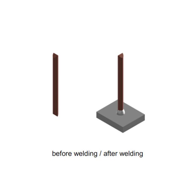 Quality Insulation pin (ISA) Welding studs for drawn arc stud welding for sale