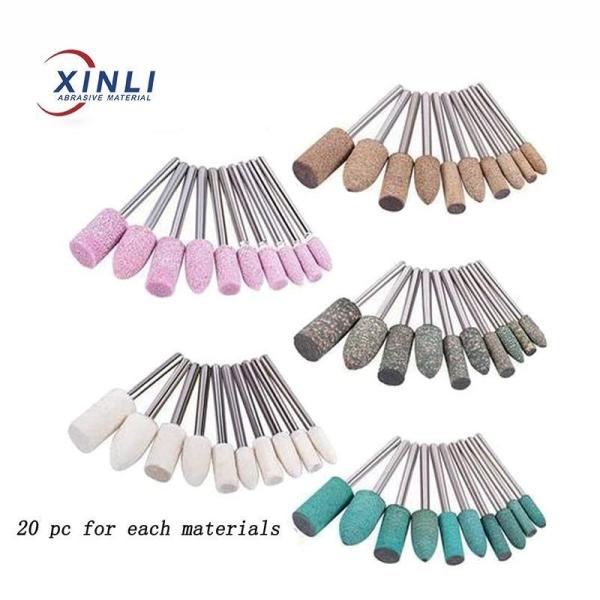 Quality Aluminum Oxide Cylindrical Grinding Head Abrasive For Rust Removal for sale
