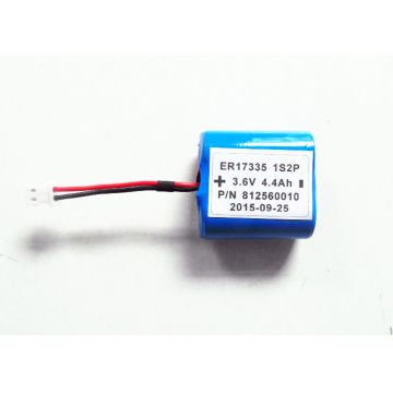 Quality 2ER17335 1S2P 3.6 Volt Lithium Ion Battery LiSOCL2 for sale