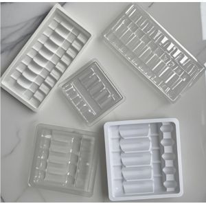 Quality Customized ampoule bottle tray, medical packaging Disposable blister 5ml for sale