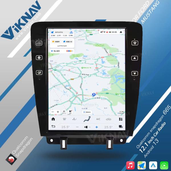 Quality Viknav 12.1 inch Touch Screen 2009-2014 Mustang Ford Car Radio Android for sale