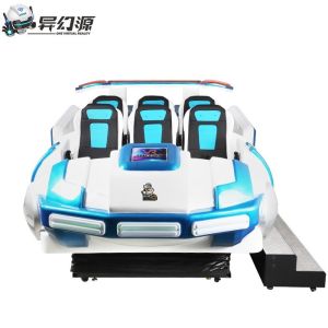 Quality 6 Seats 9D VR Cinema Spaceship 400KG VR Motion Simulator Chair for sale