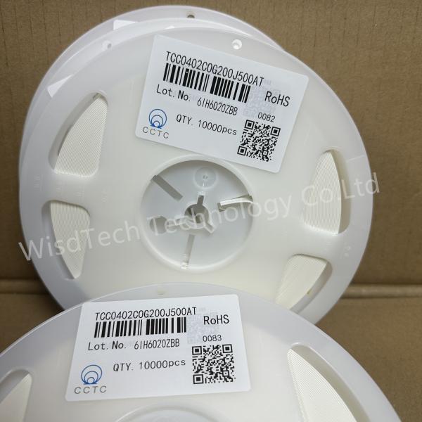 Quality Ceramic Capacitors TCC0402X7R102M500AT Multilayer chip ceramic capacitor CCTC for sale