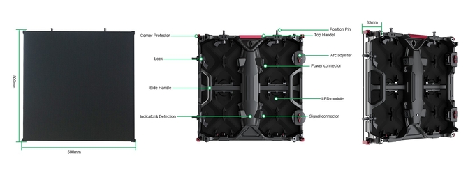 Indoor Filming wall 3D Immersive Screen LED Video Wall HD LED Display 7680Hz Black LEDs XR Virtual Production Studio 0