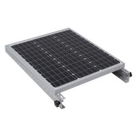 Quality Anodized Photovoltaic Bracket Silver Solar Panel Flat Roof Mounting Kit for sale