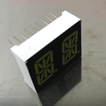 Quality Ultra Bright White 0.54" 14 Segment Led Display Dual Digit common anode For for sale