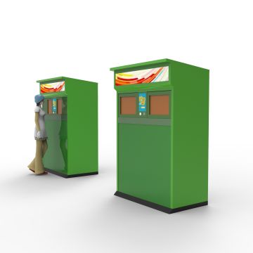 Quality Multi Circle RVM 746 RVM Reverse Vending Machine Green Recycling Sraps for sale