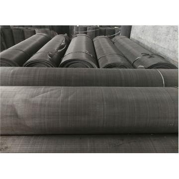 Quality 8 Meters Black Mild Steel Woven Wire Mesh Screen For General Engineering for sale