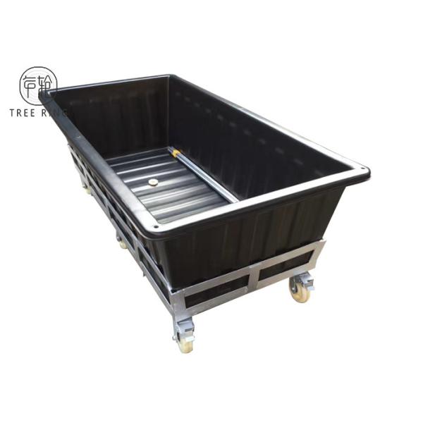 Quality Heavy Duty Poly Aquaponics Grow Bed With Wheels Rotomolding Garden Raised For Superiorgardens for sale