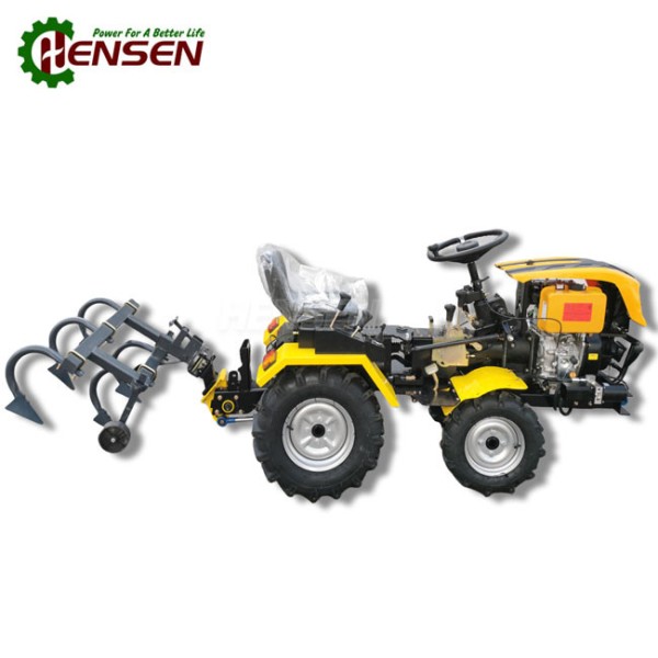 Quality 18HP Multi Purpose Mini Tractor 5 Tine Hoe 4WD Tractor CE Certification for sale