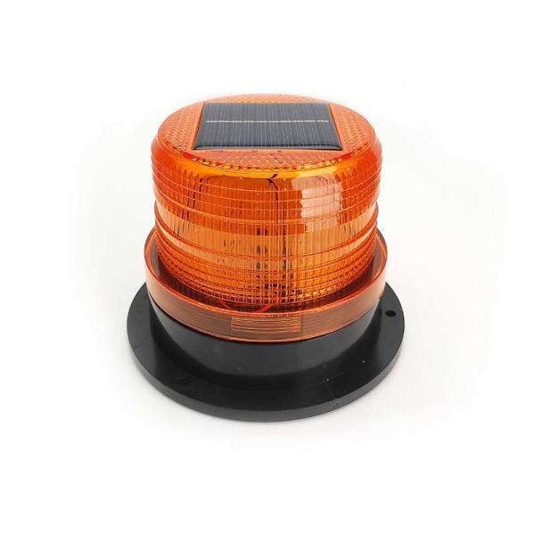 Quality Solar DC 10-110V LED Rotary Flashing Strobe Warning Light Flashing Beacon Light for sale