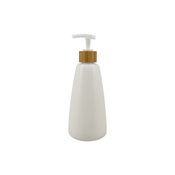 Quality Customizable Plastic Lotion Bottle Conical Matte White Bottle 250ml for sale