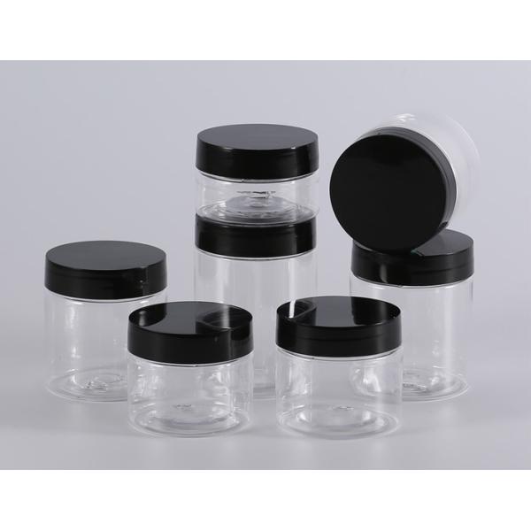 Quality 100ml 150ml Clear Food Storage Containers HDPE Plastic Airtight Storage Jars for sale