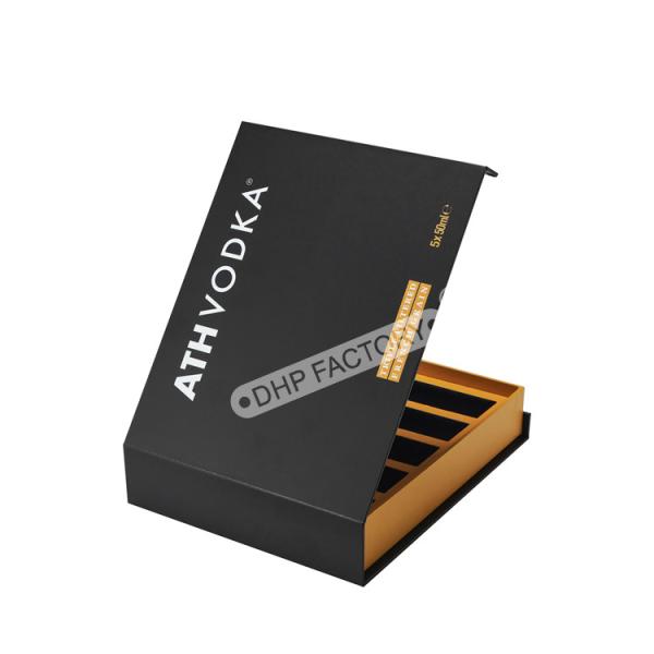 Quality Sleek Design Custom Rigid Gift Boxes With Sliver Foil Satmping Logo for sale