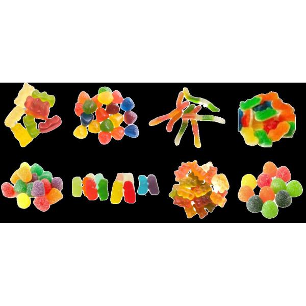 Quality Fruit Jelly Soft 3D Gummy Production Line VC Candy Production Machine 600KG/H for sale