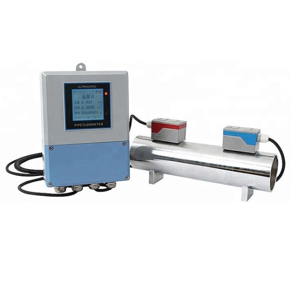 Quality Portable RS232 5.00m/s Clamp On Ultrasonic Flow Meter for sale
