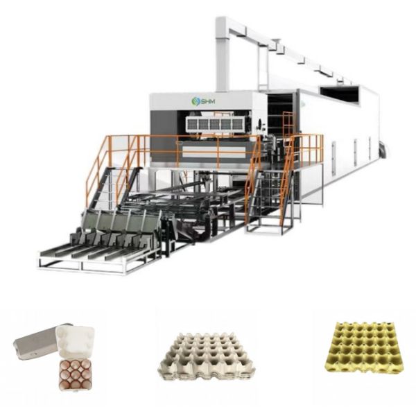 Quality Paper Tray Making Machine Pulp Molding Egg Tray Machine for sale