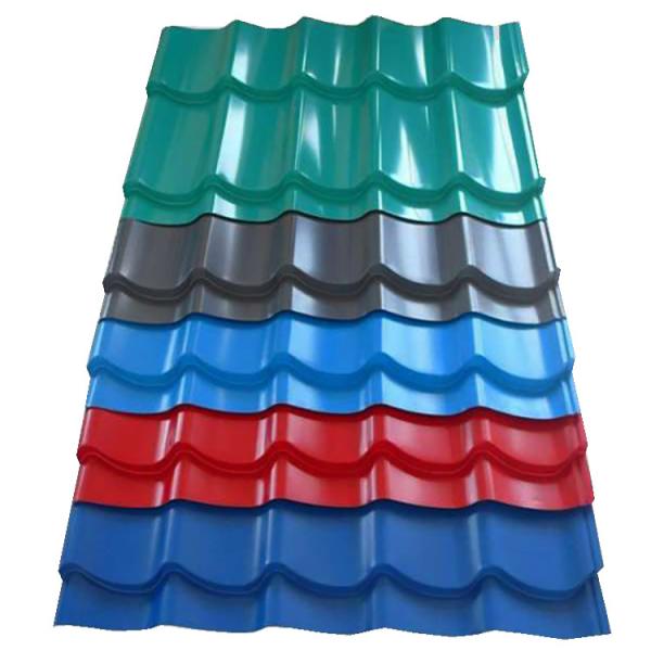 Quality DX51D DX52D Q195 Corrugated Steel Roof Panel Colour Coated Roofing Sheets for sale