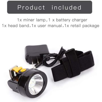 Quality Waterproof Explosion Proof Mining Light Rechargeable Underground Headlamp For for sale