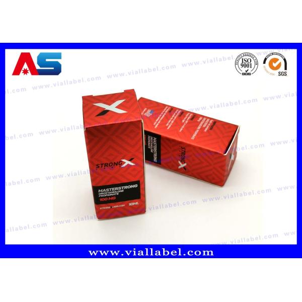 Quality Matt Lamination Small Packaging Boxes 10ml Vials Injectable Peptide 325g Paper for sale