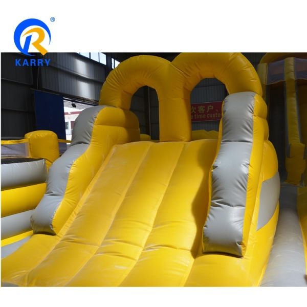 Quality Unisex Kids Outdoor Inflatable Castle Slide Combo and Obstacle Course Entertainm for sale