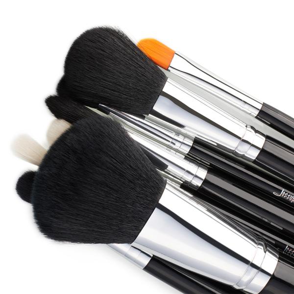 Quality Dome Shaped Essential Makeup Brushes Set Cruelty Free Jessup Brush Set for sale