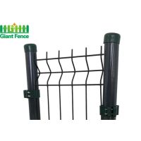 Quality RAL6005 Green PVC Coated Wire Mesh Fencing for sale