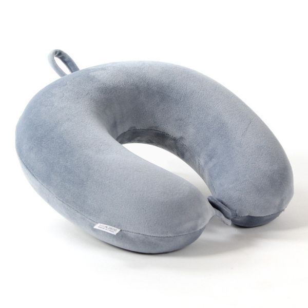 Quality Travel Pillow Memory Foam Head Neck Support for Traveling Soft Washable Cover Included for sale