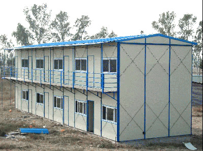 Quality Sandwich Panel K Type Labor Camp Modular Prefabricated House for sale