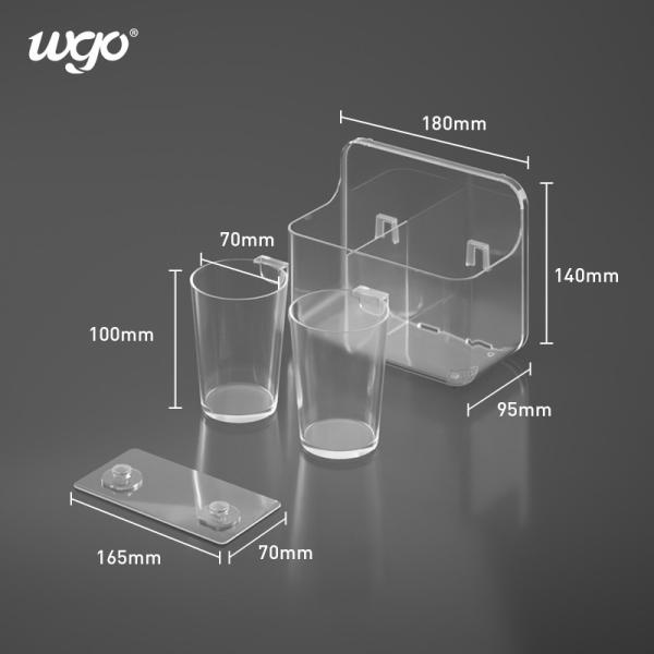Quality 5kg Suction Fixed Toothbrush Cup Holder ISO 9001 Certified for sale