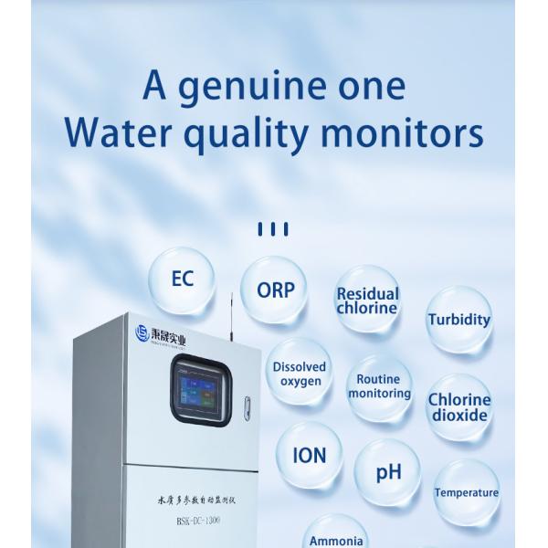 Quality PH ORP EC TDS Salinity DO FCL Turbidity Analyzer for Monitoring of Swimming Pool for sale