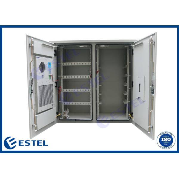 Quality Two Compartment 24U 3C Outdoor Wall Enclosure for sale