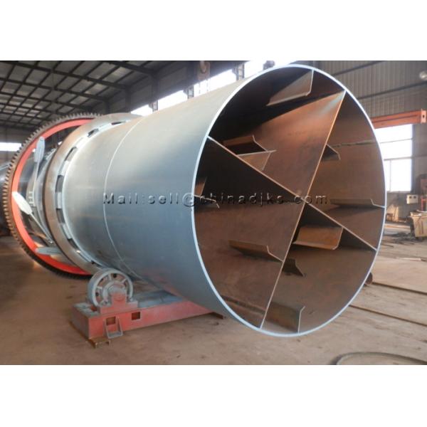 Quality Carbon Steel 8mm Thickness 500kg/H Industrial Rotary Dryer for sale