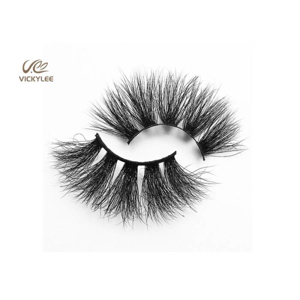 Quality Multi layered 24MM Mink 5D Lashes For Make Up for sale